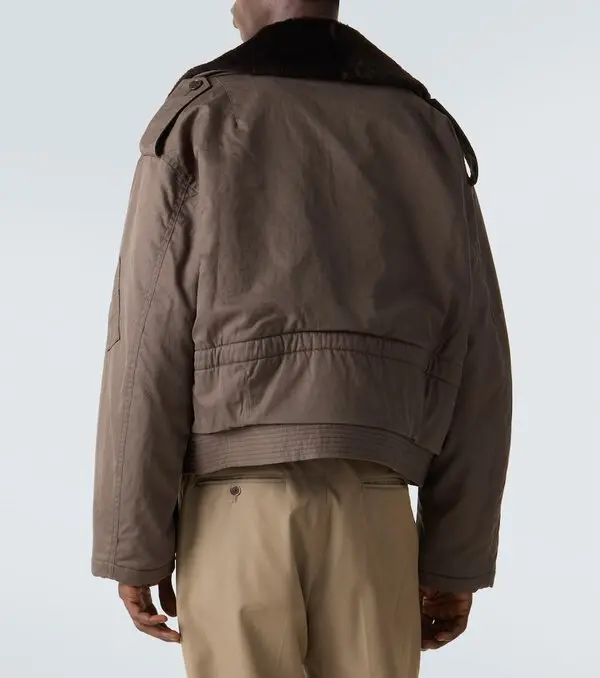Auralee Cotton Gabardine Blouson Jacket