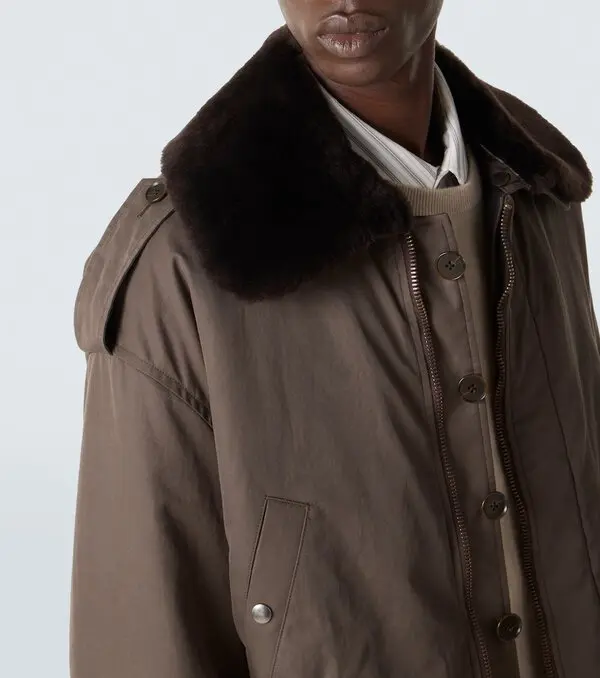 Auralee Cotton Gabardine Blouson Jacket