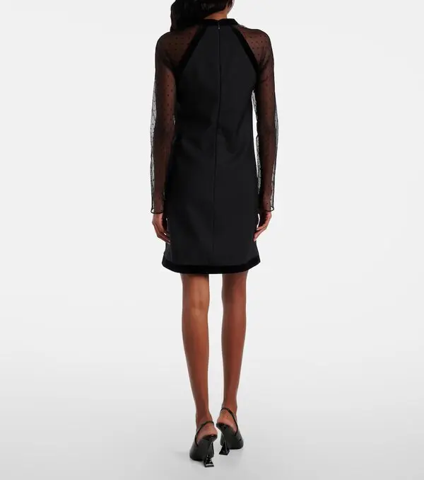 Nina Ricci Virgin Wool Gabardine Minidress