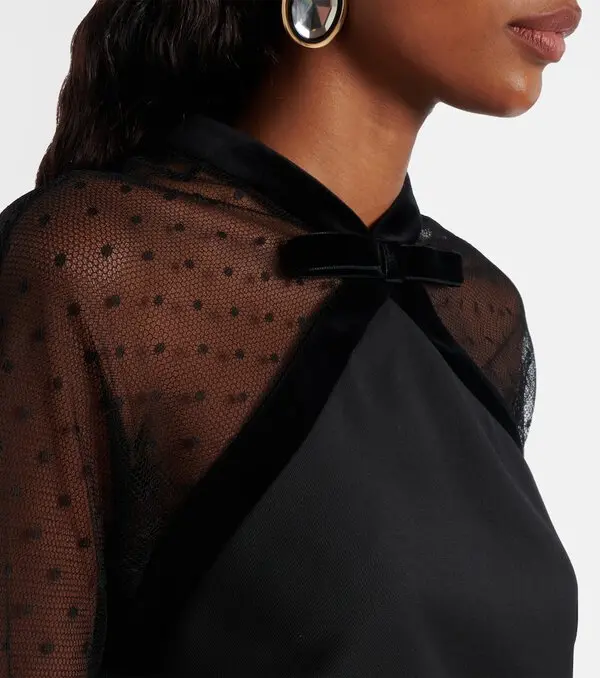 Nina Ricci Virgin Wool Gabardine Minidress