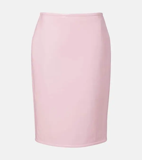 Gucci Patent Leather Pencil Skirt