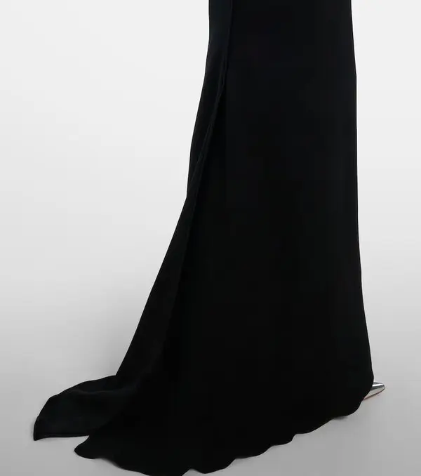 MARMAR HALIM Sequined Crêpe Bustier Gown