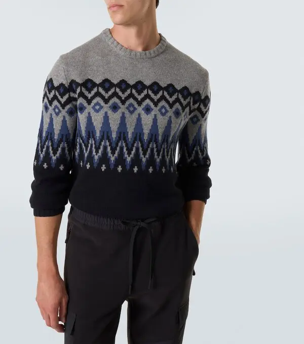 Bogner Fair Isle Cashmere Sweater