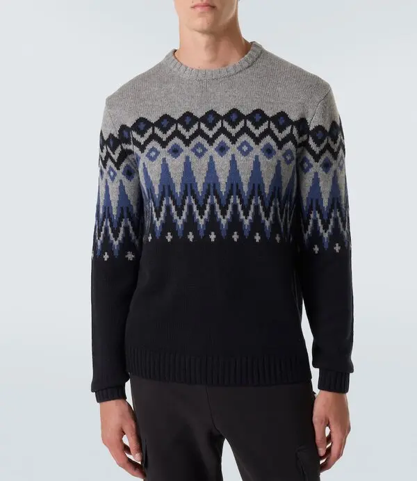 Bogner Fair Isle Cashmere Sweater