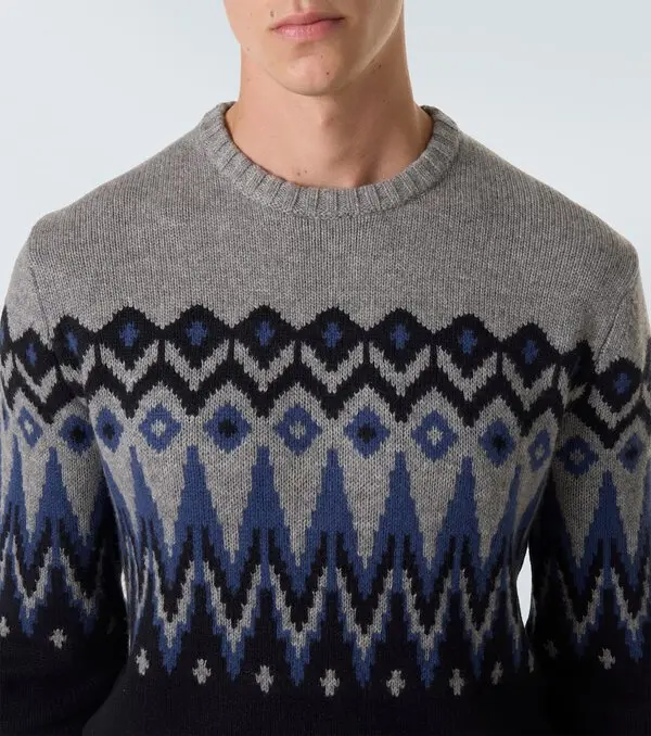 Bogner Fair Isle Cashmere Sweater