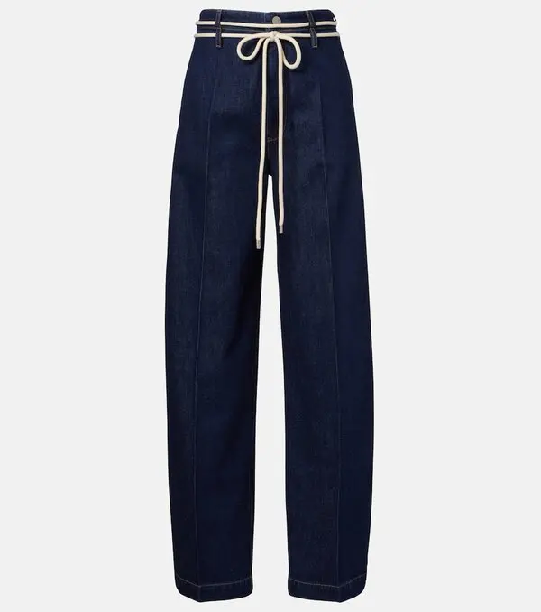 Sportmax Nembi High-rise Wide-leg Jeans - Blue