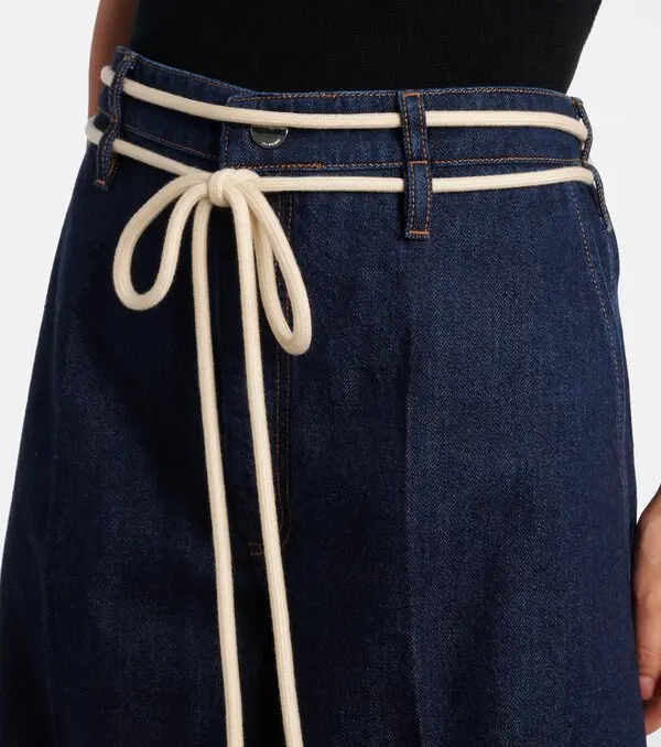 Sportmax Nembi High-rise Wide-leg Jeans - Blue