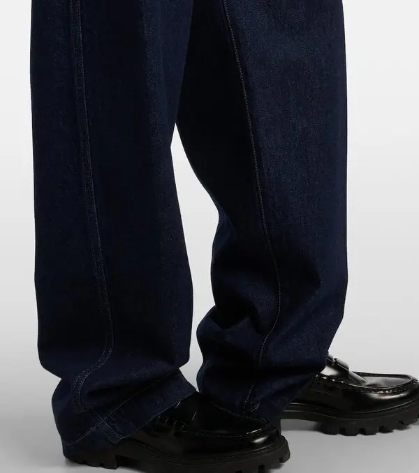 Sportmax Nembi High-rise Wide-leg Jeans - Blue