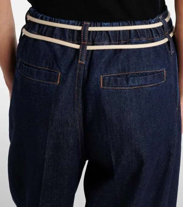 Sportmax Nembi High-rise Wide-leg Jeans - Blue