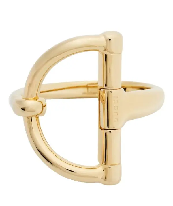 Gucci Half Horsebit Cuff Bracelet - Gold