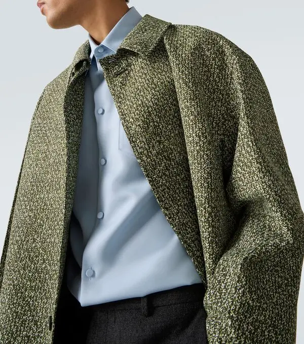 Gucci Printed Poplin Car Coat