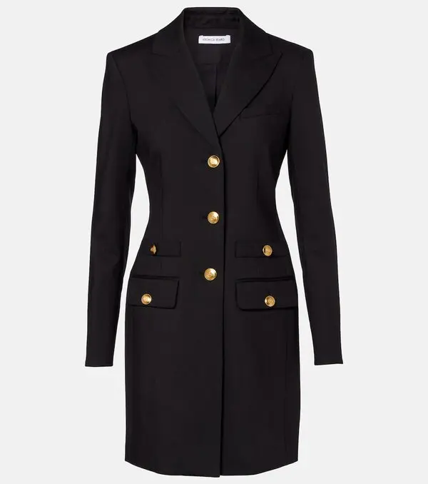 Veronica Beard Wool Blazer Dress - Black