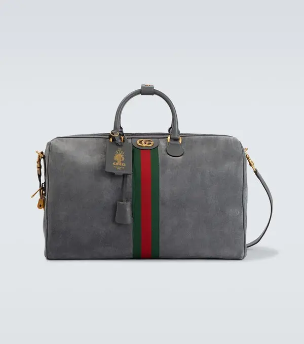 Gucci Savoy Medium Duffle Bag - Grey