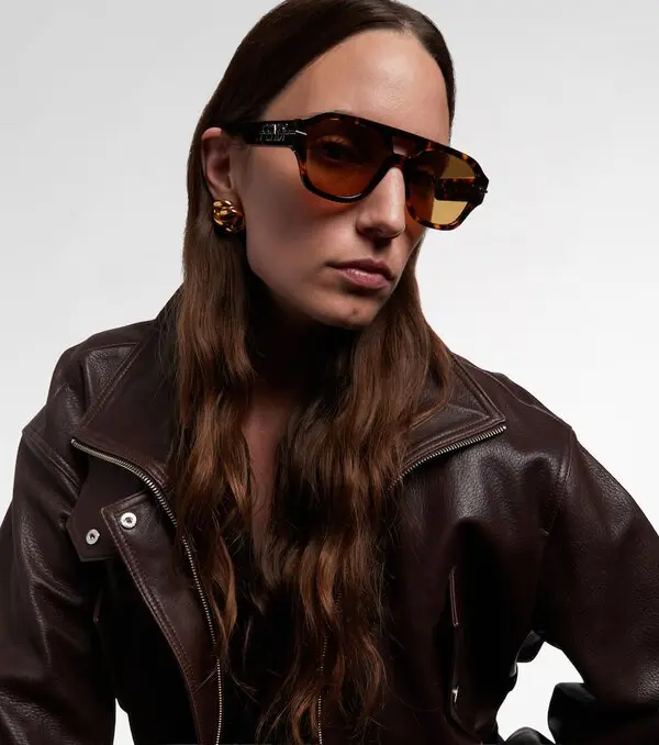 Fendi Graphy Aviator Sunglasses