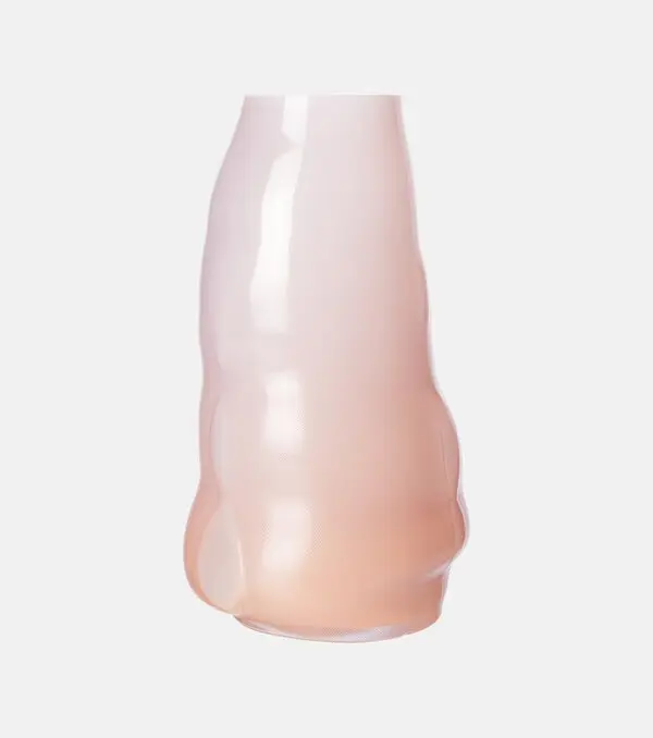 MILENA KLING Flow Medium Glass Vase - Pink