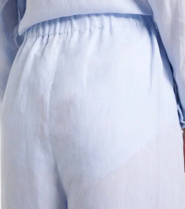 Loro Piana Valerio High-rise Wide-leg Linen Pants