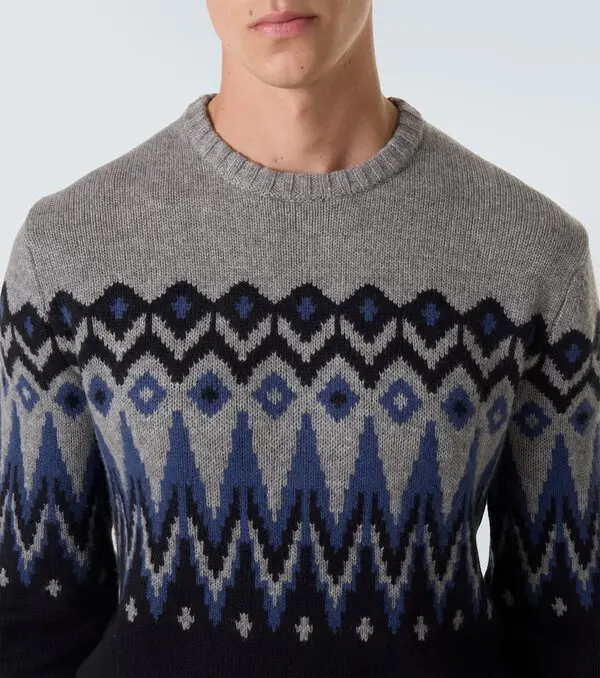 Bogner Fair Isle Cashmere Sweater