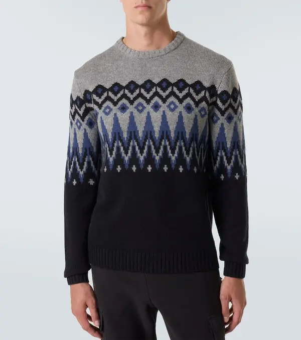 Bogner Fair Isle Cashmere Sweater