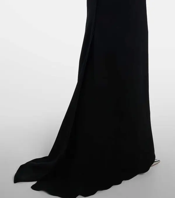 MARMAR HALIM Sequined Crepe Bustier Gown
