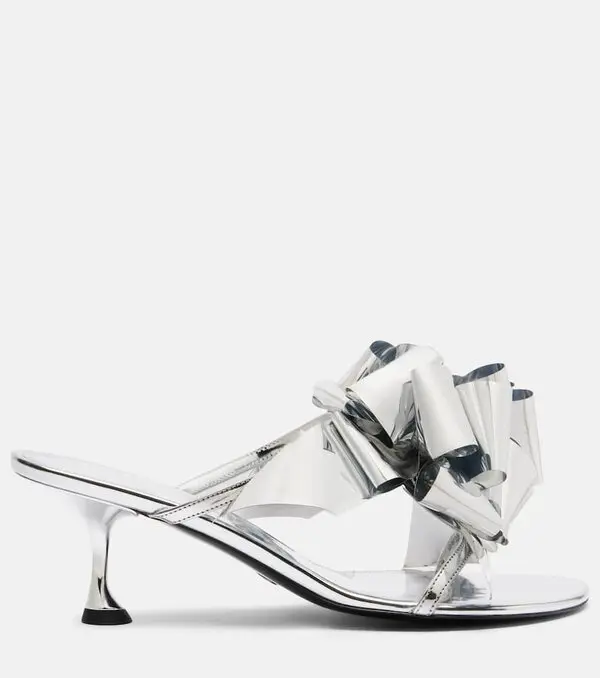 Proenza Schouler Mirrored Leather Mules