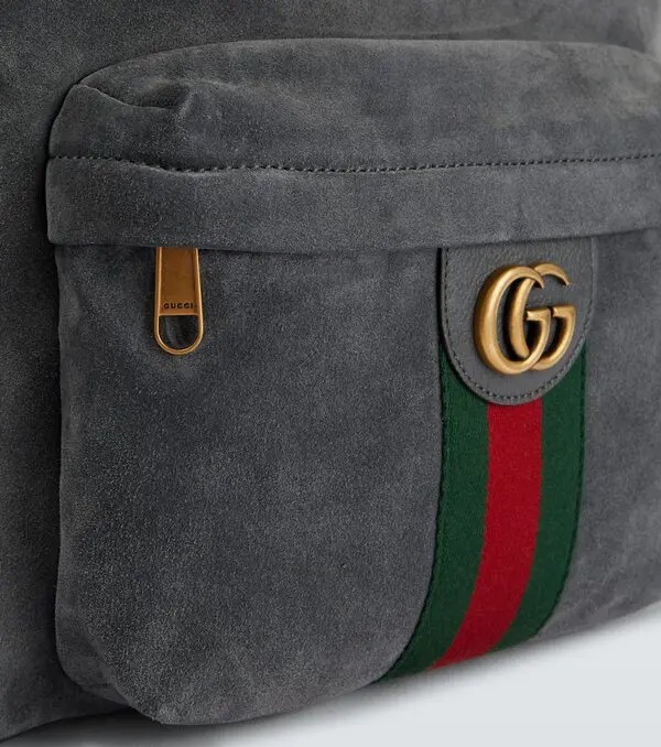 Gucci Ophidia Suede Backpack