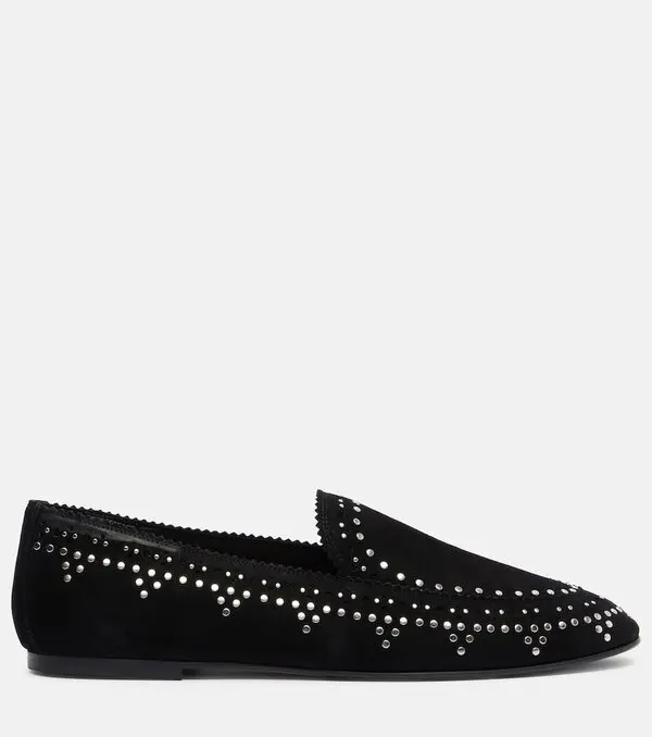 AQUAZZURA Skye Studded Loafers