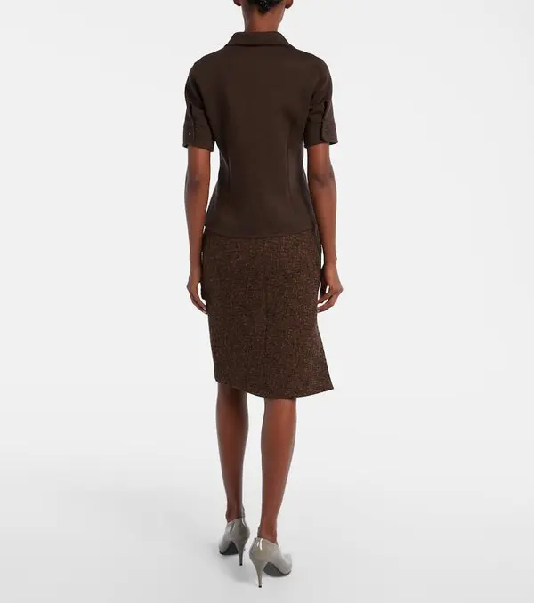Gucci Wool And Cotton-blend Shirt