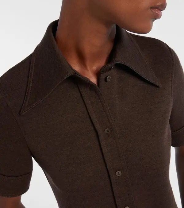 Gucci Wool And Cotton-blend Shirt