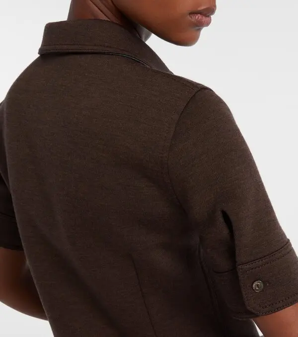 Gucci Wool And Cotton-blend Shirt