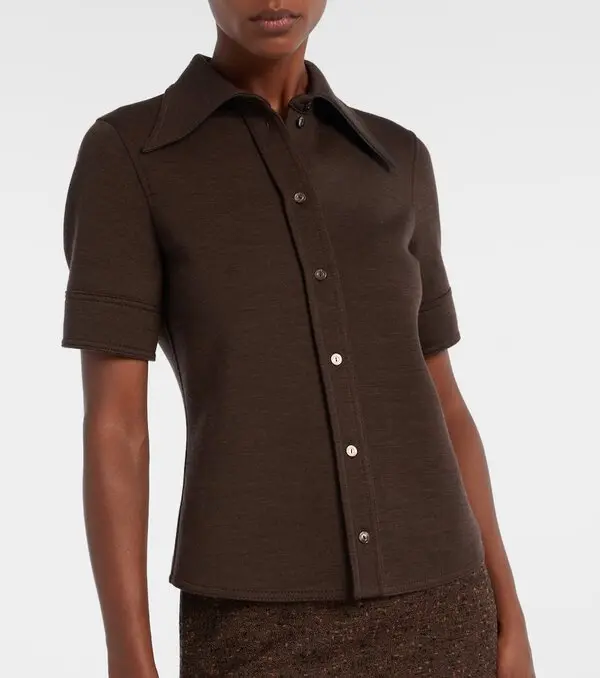 Gucci Wool And Cotton-blend Shirt