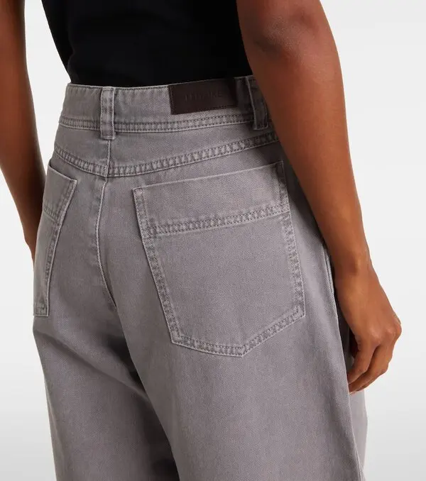 LEMAIRE High-rise Wide-leg Jeans