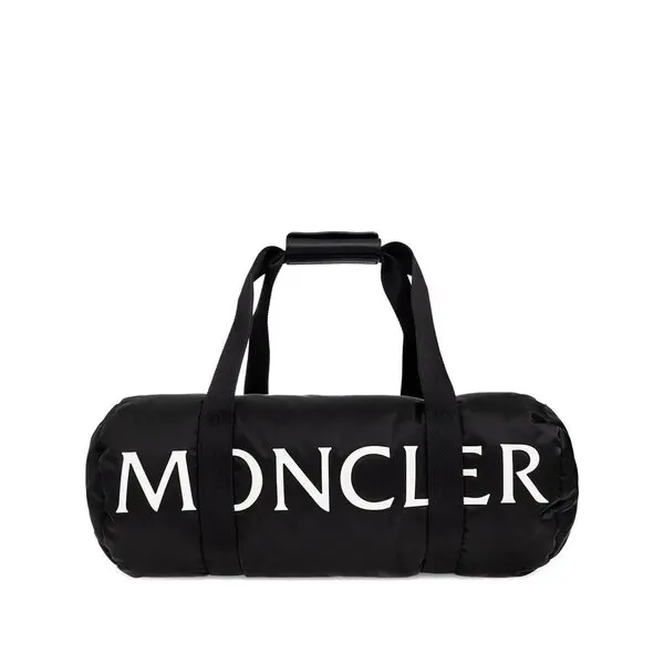 Moncler Logo Print Holdall - Black