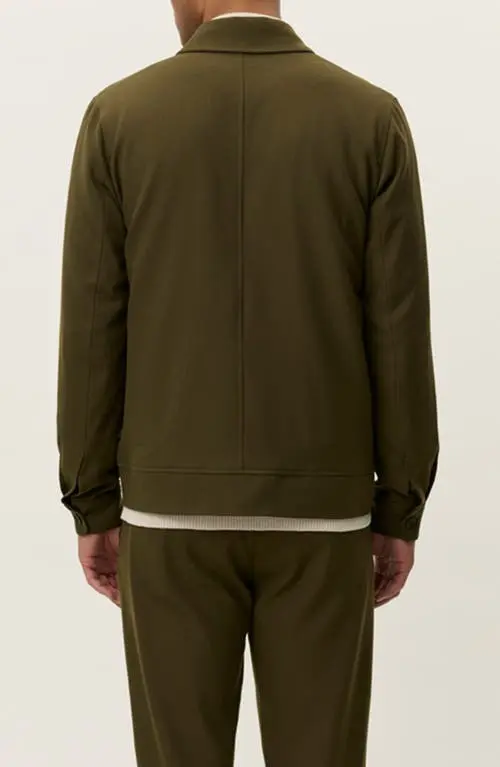 LES DEUX Como Coach's Jacket - Military Olive