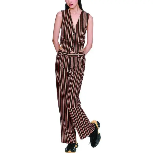 Anna Sui Pinstripe Pants