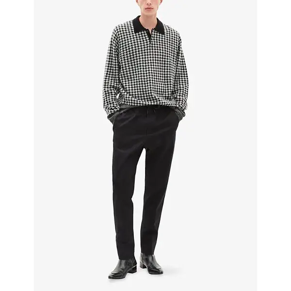 The Kooples Houndstooth Knitted Jumper