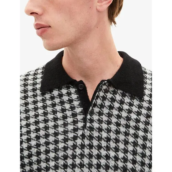 The Kooples Houndstooth Knitted Jumper