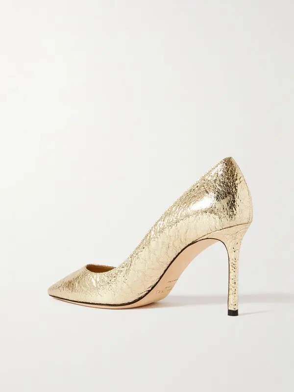 JIMMY CHOO Romy 85 Metallic Pumps