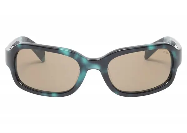 StÜssy Rome Sunglasses - Green Tortoise/olive Lens
