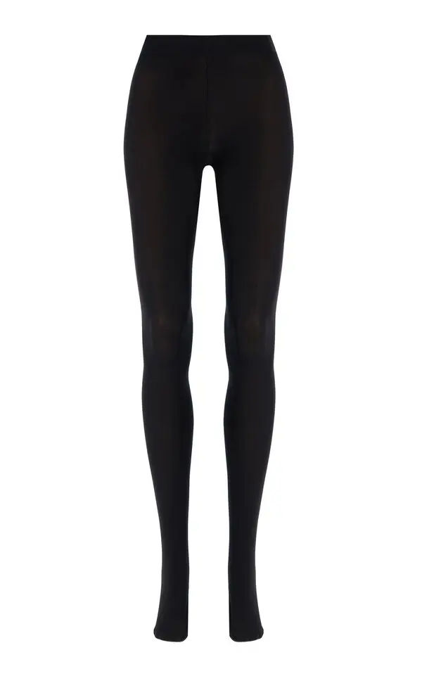 Alaïa Reinforced Toe Tights - Black