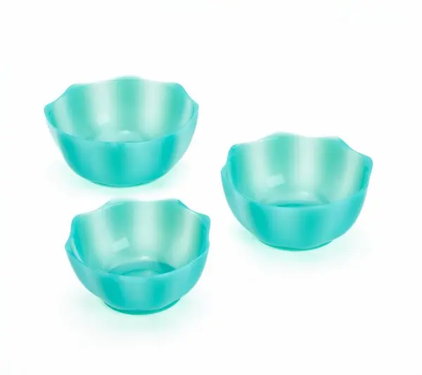 AVOBAGEL Set Of 3 Silicone Prep Bowl Set - One-color