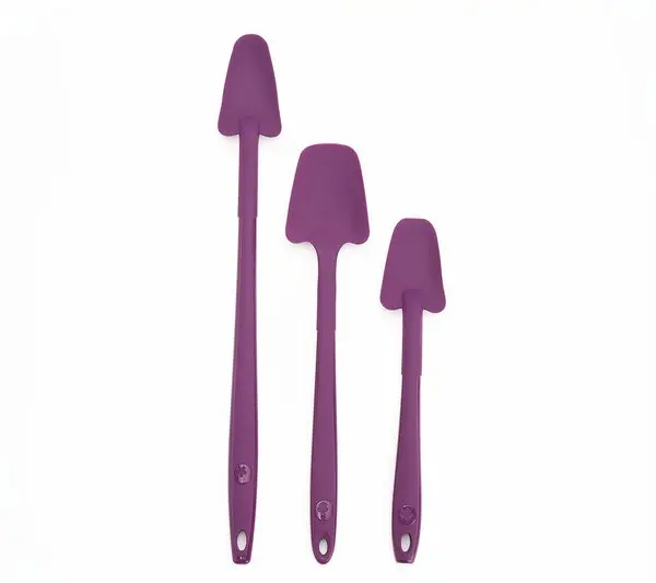 KOCHBLUME Set Of 3 Silicone Last Drop Spoons - One-color