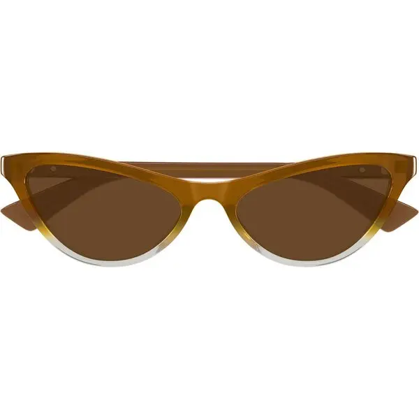 Bottega Veneta 56mm Cat Eye Sunglasses - Brown