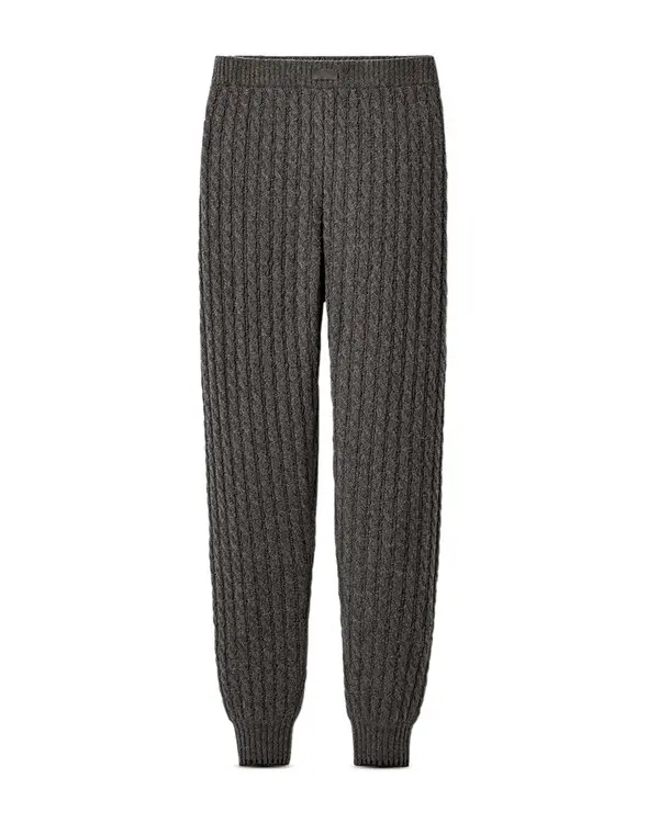 UGG Lorelai Cable Knit Pants - Charcoal Heather