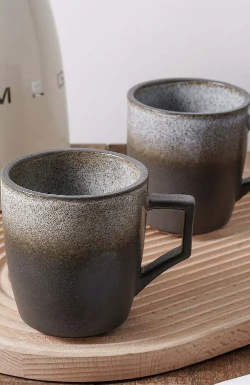 STONE + LAIN Vince Stoneware 4-piece Mug Set