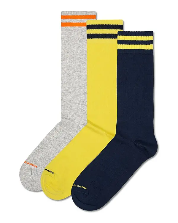 Happy Socks 3-pack Sneaker Socks - Grey