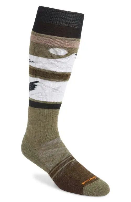 Smartwool Full Cushion Over-the-calf Ski Socks - Winter Moss