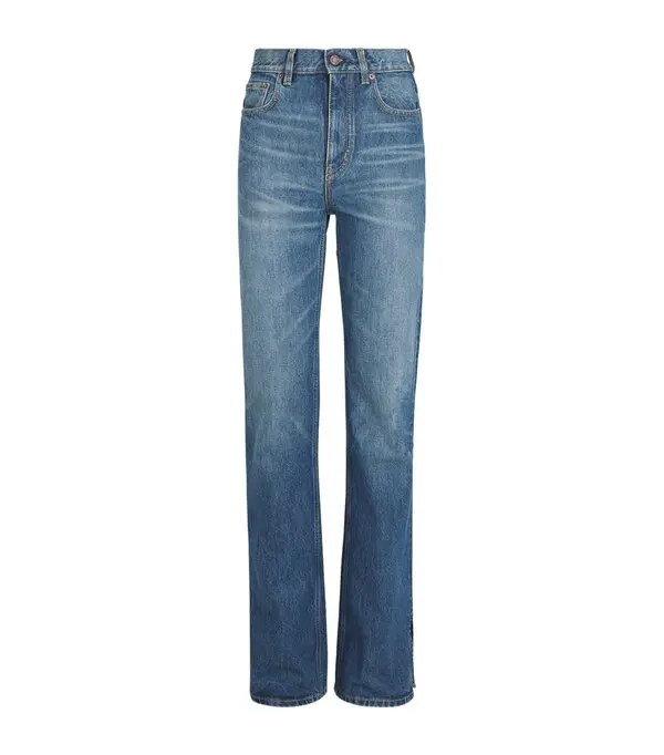 Chloé Faded Straight Jeans - Red