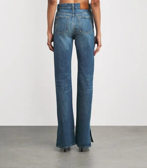 Chloé Faded Straight Jeans - Red