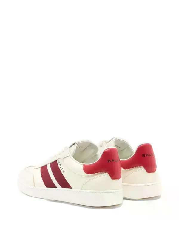 Bally Striped Leather Sneakers