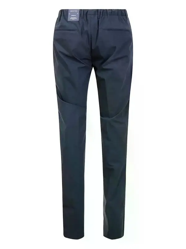 Incotex Tailored Cotton Trousers - Blue